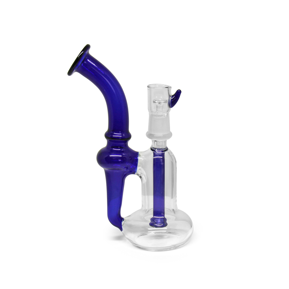 7" Blue Stem Recycler Oil Rig 14mm - Pit Bull Glass
