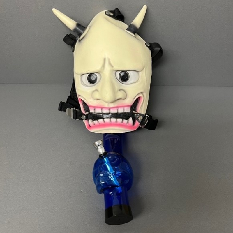 Gas Mask Deluxe Devil Face Gas Mask Face with Acrylic Waterpipe ...