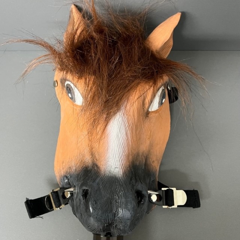 Gas Mask Deluxe Horse Head Gas Mask Face with Acrylic Waterpipe ...