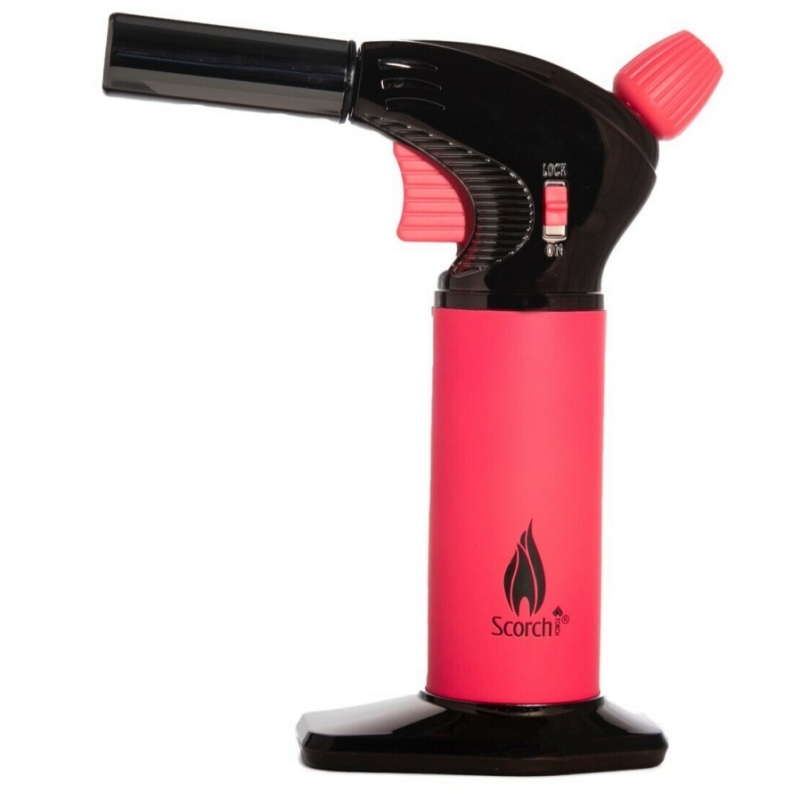 Torch 7.5" Scorch Torch Super Powerful Torch Neon Colors - Pit Bull Glass