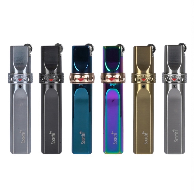 Torch Scorch Single Flame Torch with Flint Igniter Assorted Colors ...