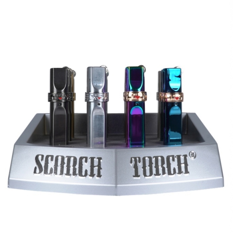 Torch Scorch Single Flame Torch with Flint Igniter Assorted Colors ...