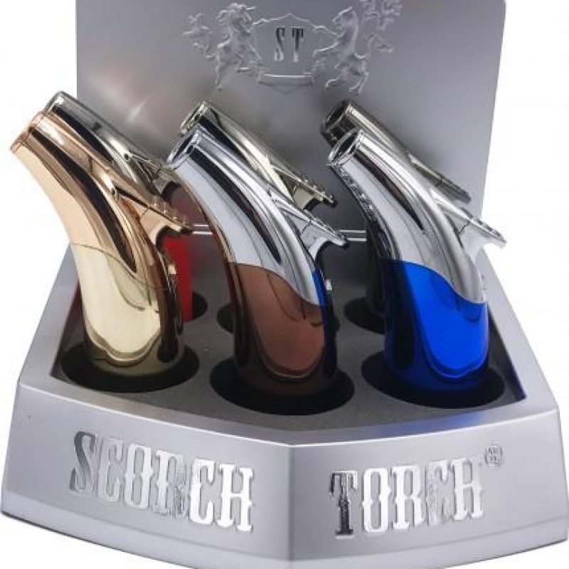 Torch Scorch Torch 45 degree with smooth curve. 4.25" Tall Handheld ...